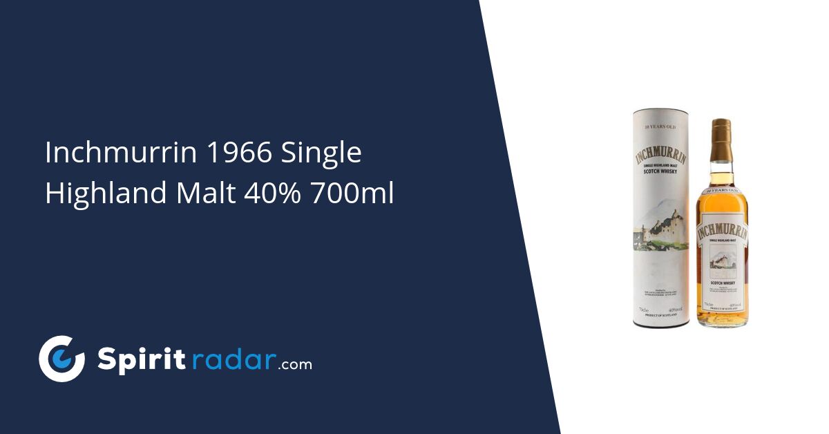 Inchmurrin 1966 Single Highland Malt 40% 700ml - Spirit Radar