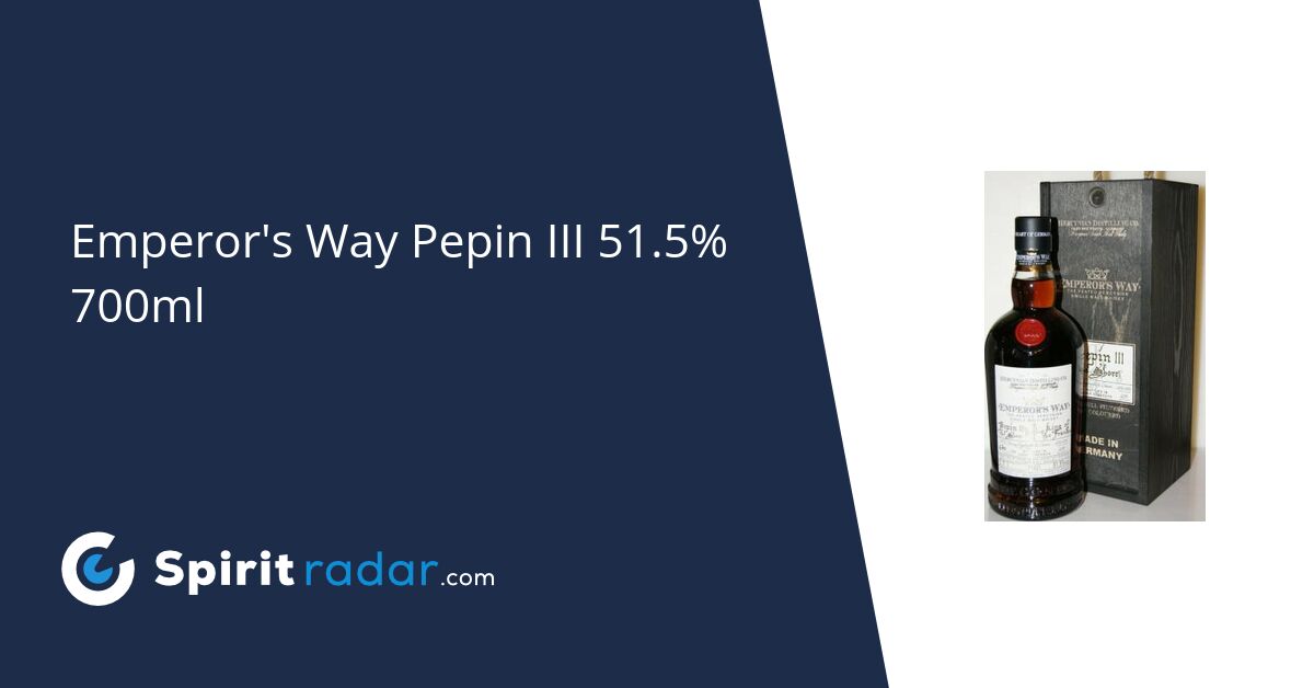 Emperor's Way Pepin III PX Sherry Casks & Octaves 51.5% 700ml - Spirit ...