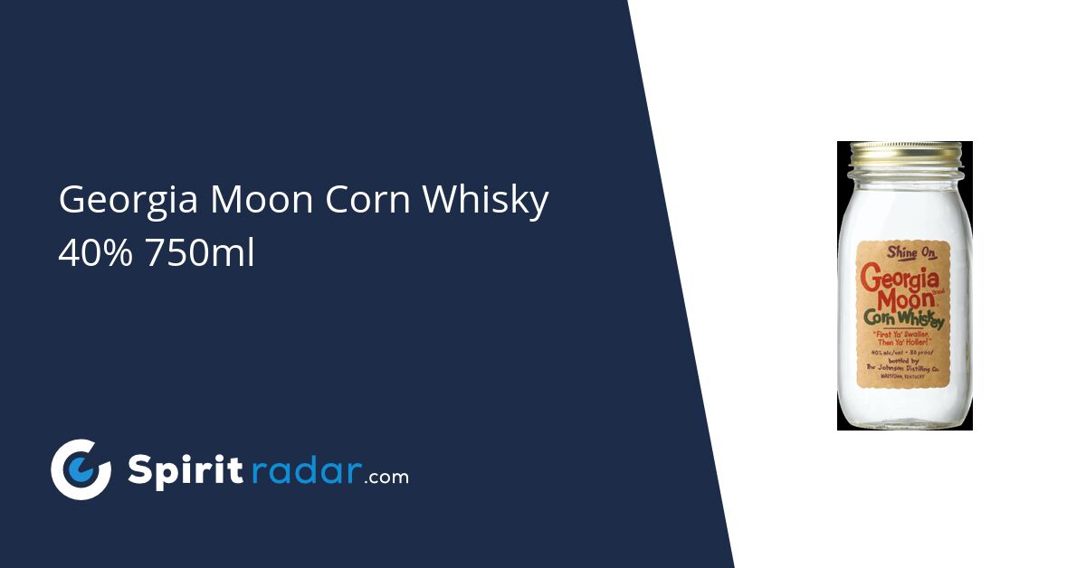 Georgia Moon Corn Whisky 40% 750ml - Spirit Radar