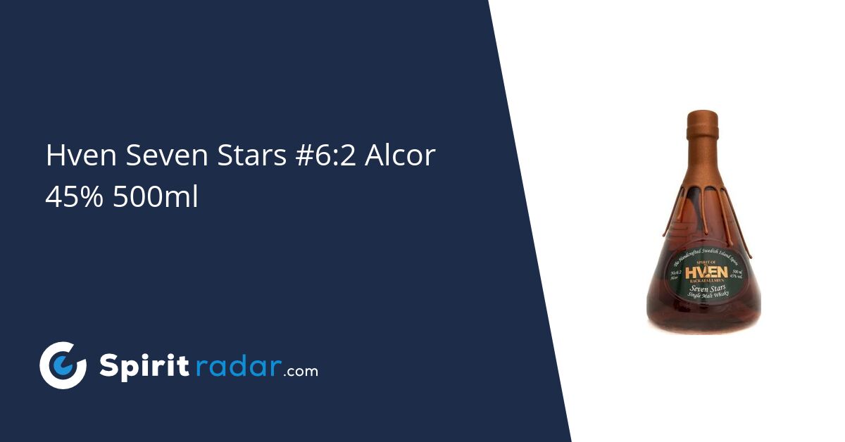 Hven Seven Stars #6:2 Alcor 45% 500ml - Spirit Radar