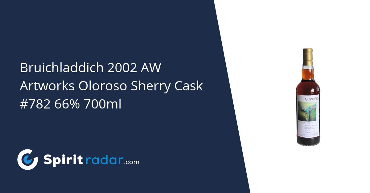 Bruichladdich 2002 AW Artworks Oloroso Sherry Cask #782 66% 700ml ...