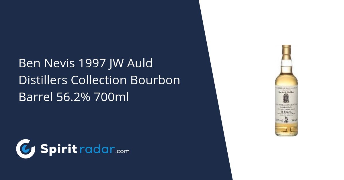 Ben Nevis 1997 JW Auld Distillers Collection Bourbon Barrel 56.2% 700ml ...