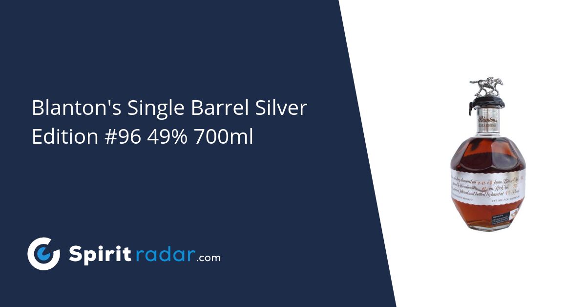 Blanton's Single Barrel Silver Edition #96 49% 700ml - Spirit Radar