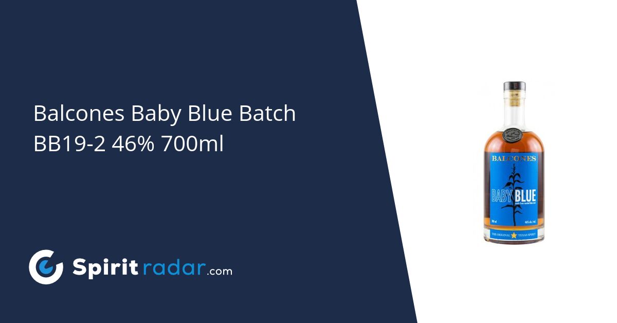 Balcones Baby Blue Batch BB19-2 46% 700ml - Spirit Radar