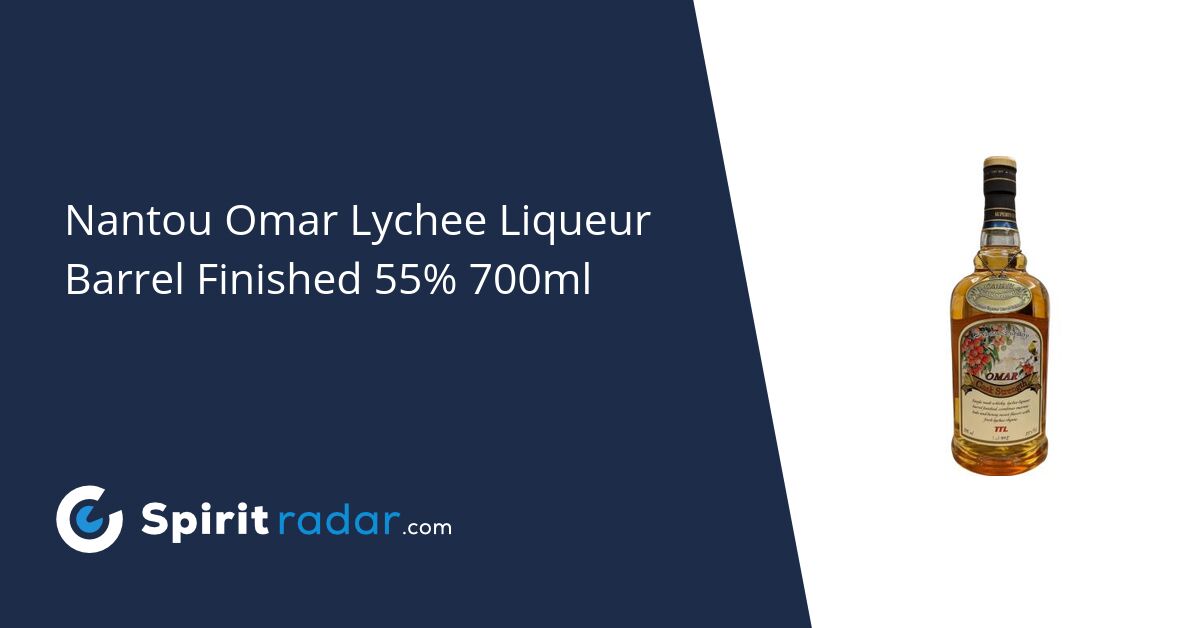 Nantou Omar Lychee Liqueur Barrel Finished 55% 700ml - Spirit Radar