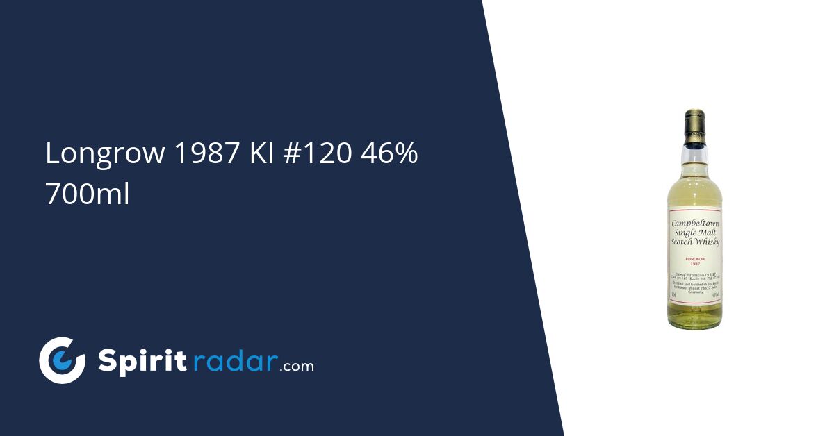 Longrow 1987 KI #120 46% 700ml - Spirit Radar