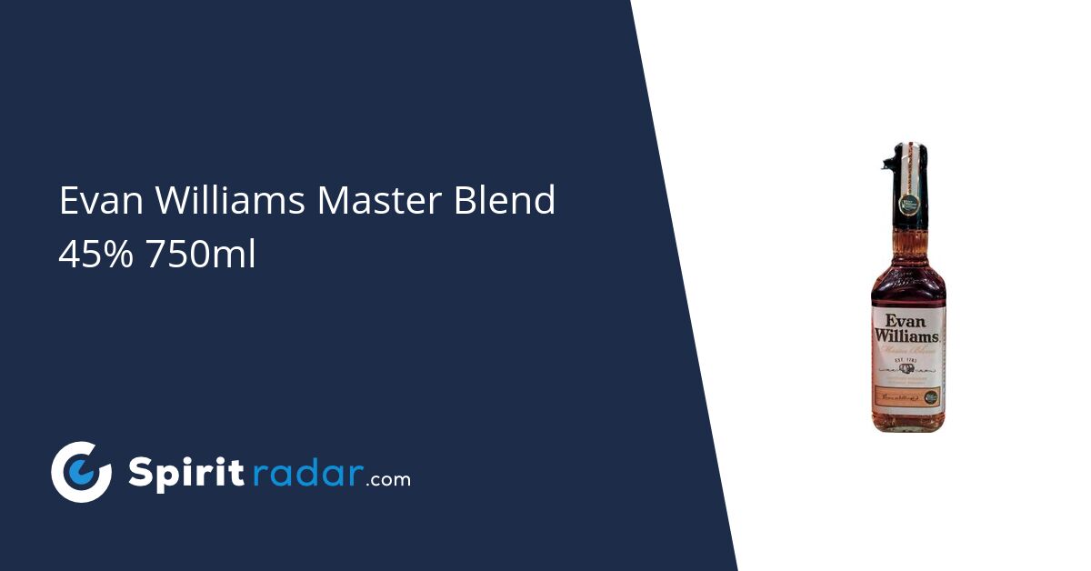 Evan Williams Master Blend Virgin American Oak 45% 750ml - Spirit Radar