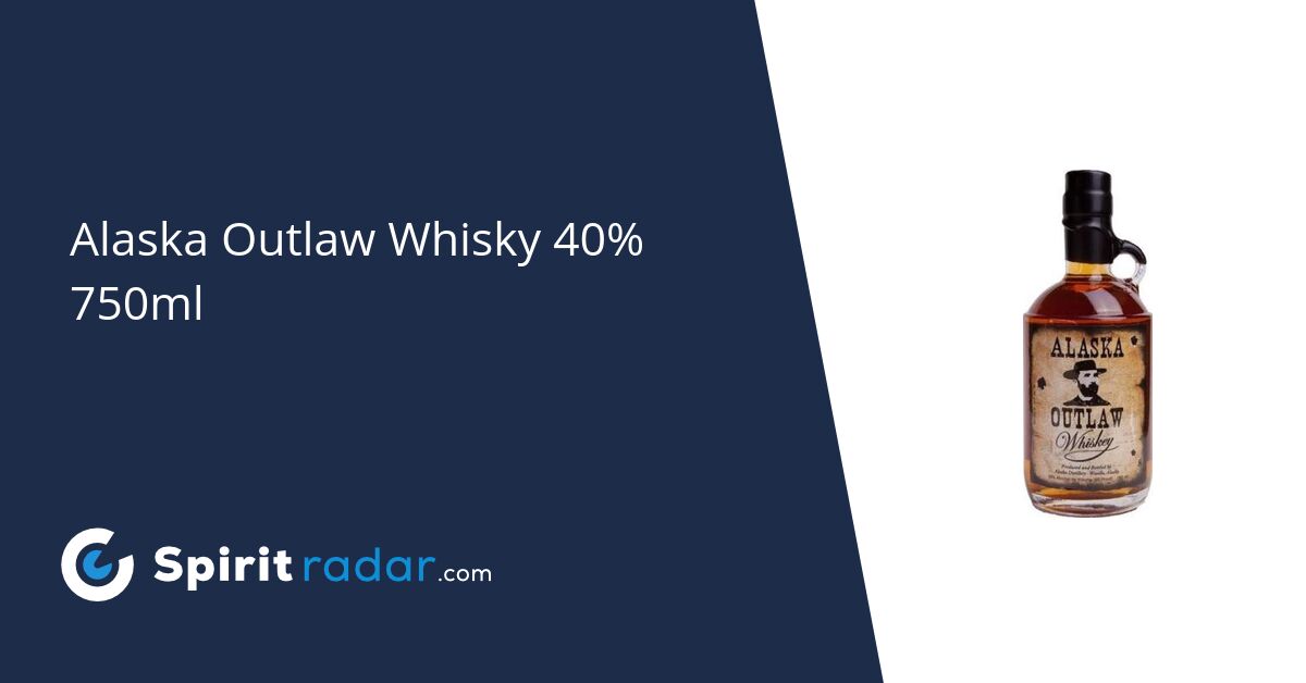 Alaska Outlaw Whisky Charred American Oak Barrels 40% 750ml - Spirit Radar