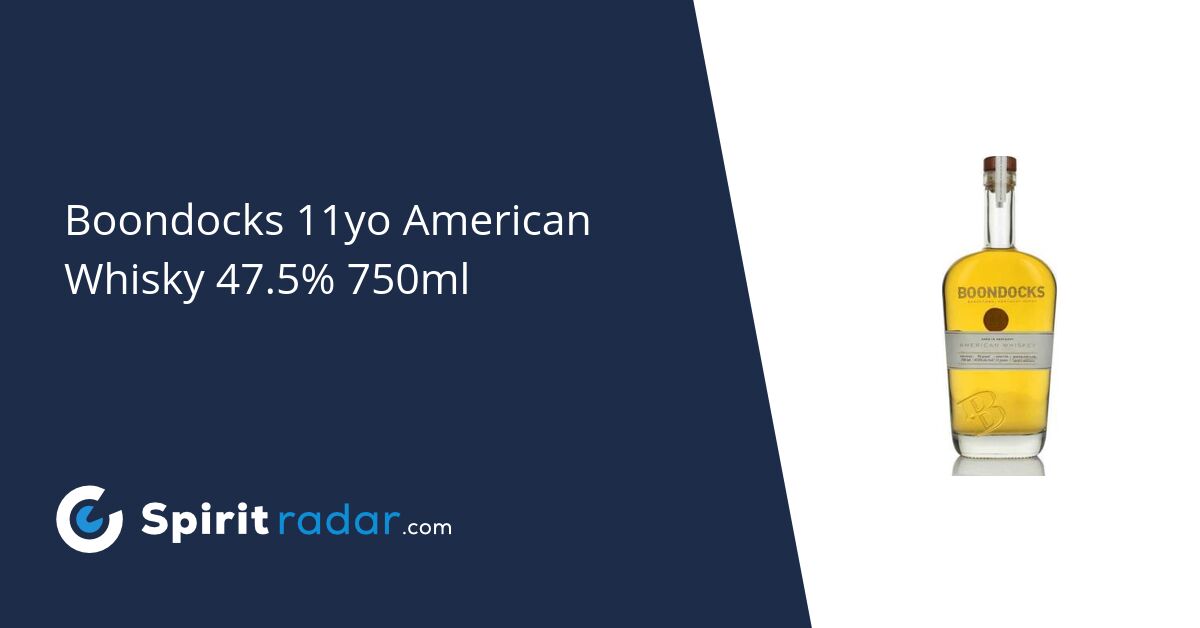 Boondocks 11yo American Whisky 47.5% 750ml - Spirit Radar
