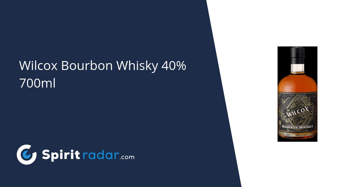 Wilcox Bourbon Whisky 40% 700ml - Spirit Radar
