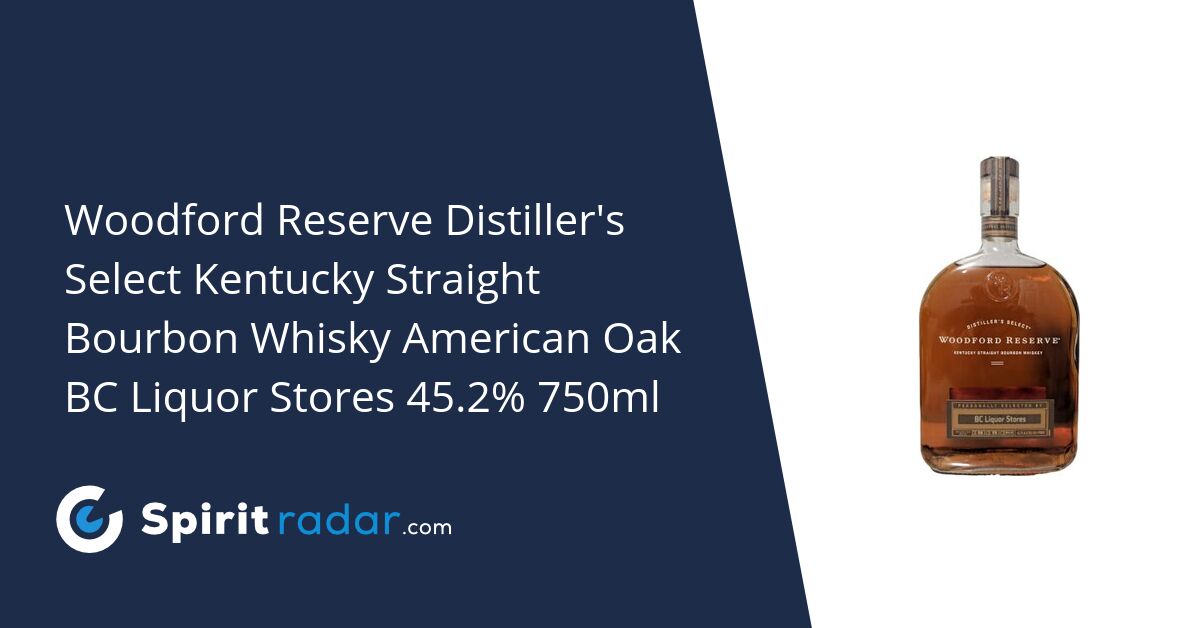Woodford Reserve Distiller's Select Kentucky Straight Bourbon Whisky ...