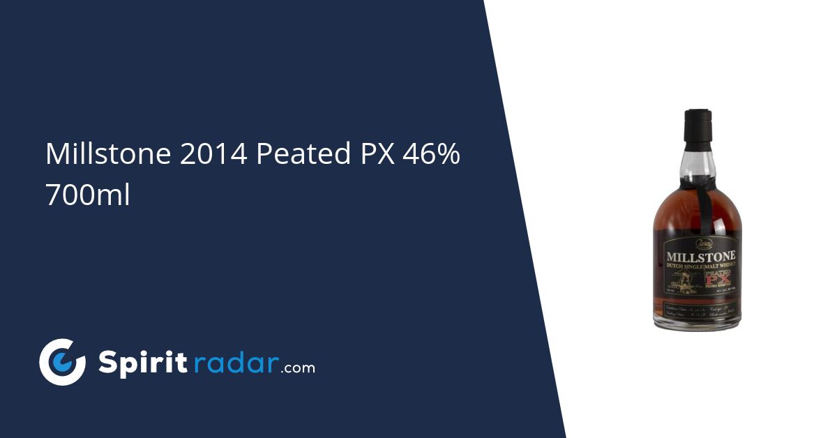 Millstone 2014 Peated PX Pedro Ximenez 46% 700ml - Spirit Radar