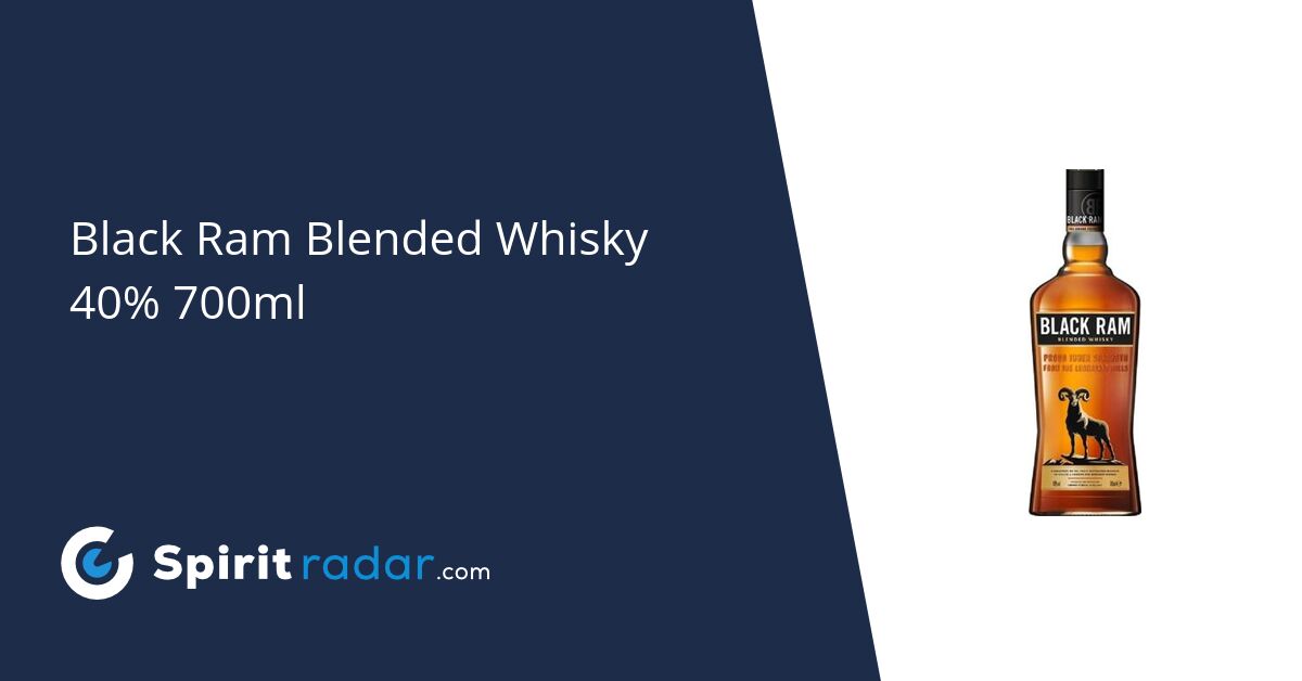 Black Ram Blended Whisky 40% 700ml - Spirit Radar
