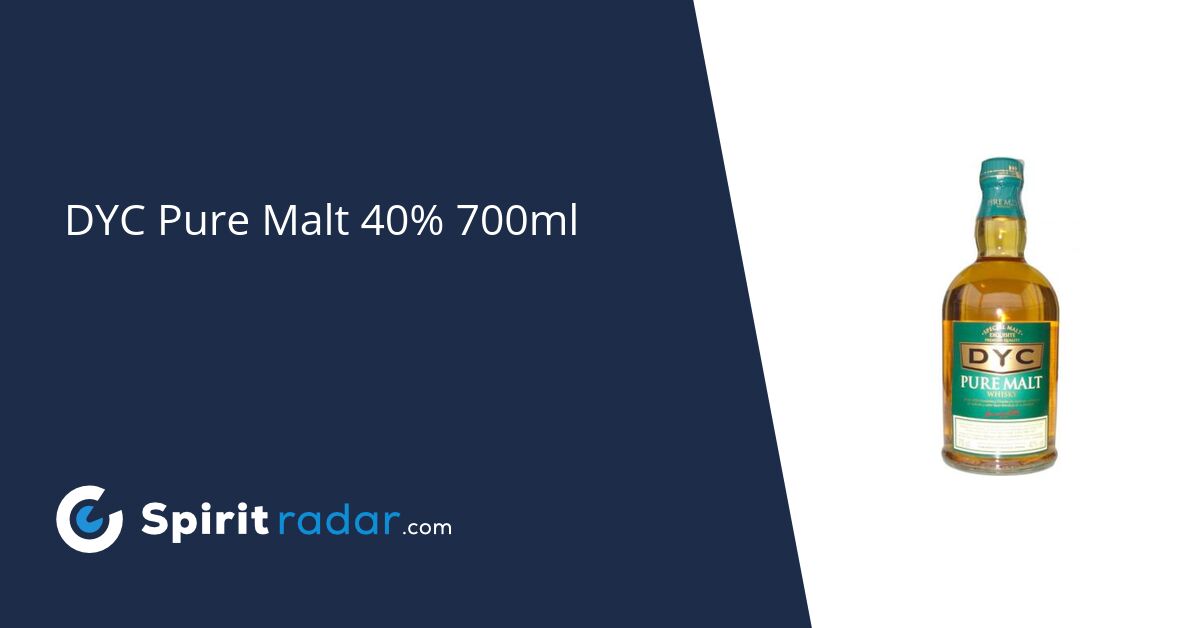 DYC Pure Malt 40% 700ml - Spirit Radar