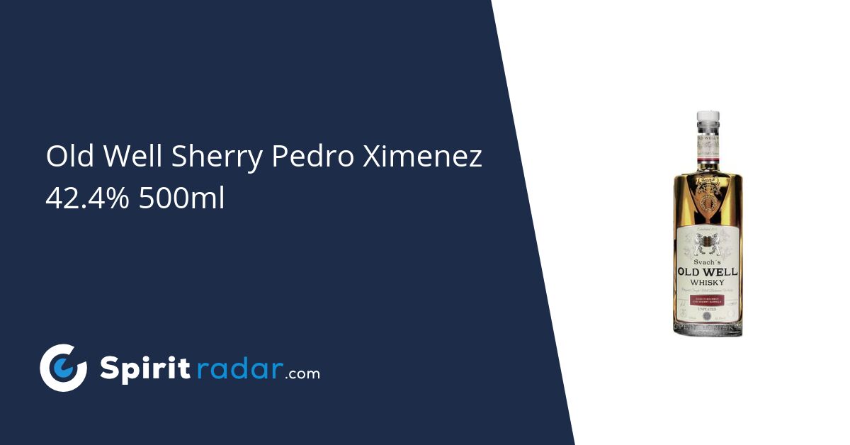 Old Well Sherry Pedro Ximenez 42.4% 500ml - Spirit Radar