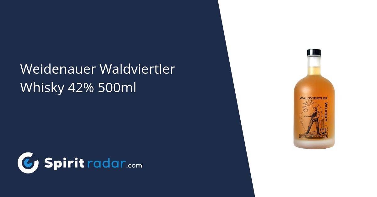 Weidenauer Waldviertler Whisky 42% 500ml - Spirit Radar