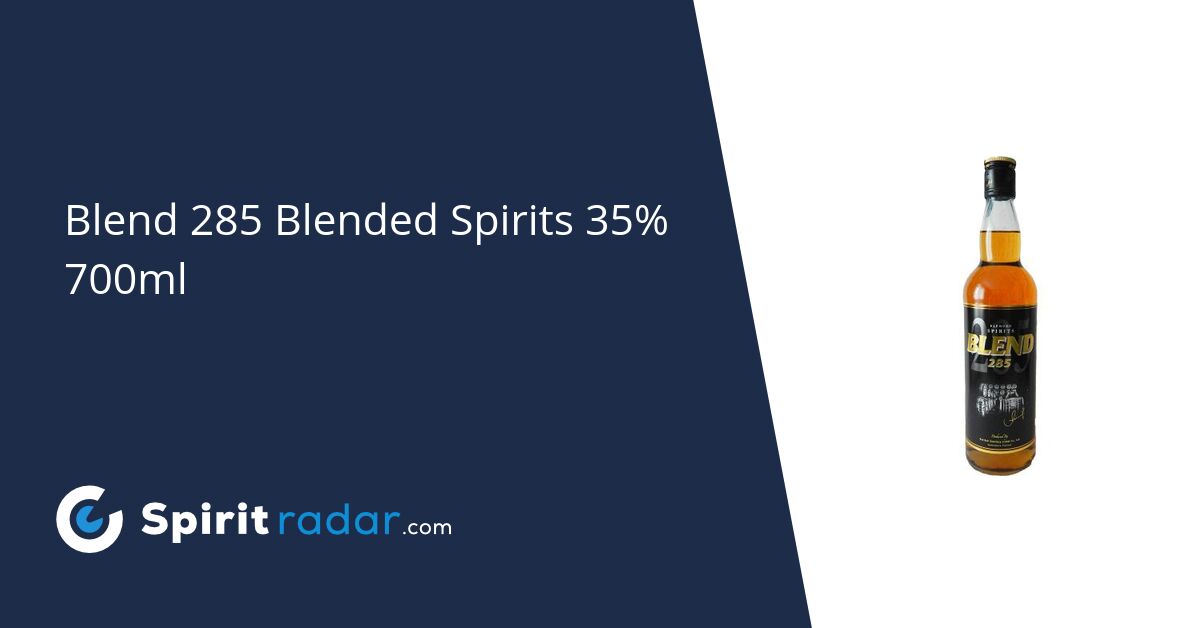 Blend 285 Blended Spirits 35% 700ml - Spirit Radar