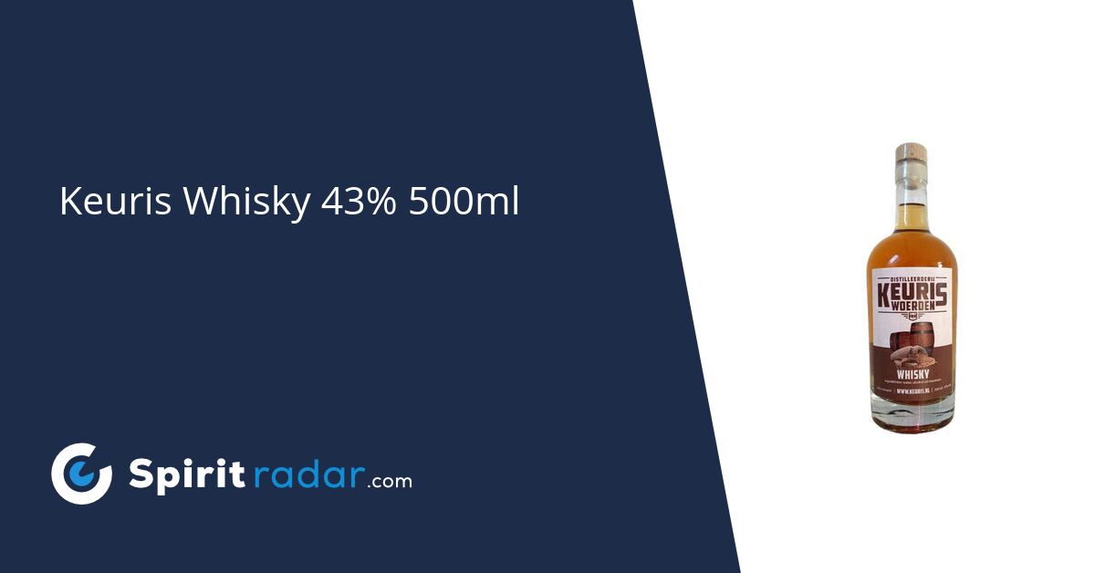 Keuris Whisky 43% 500ml - Spirit Radar