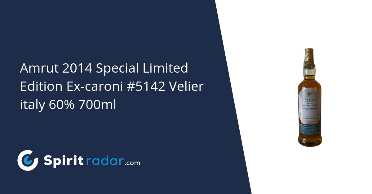 Amrut 2014 Special Limited Edition Ex-caroni #5142 Velier italy 60% ...
