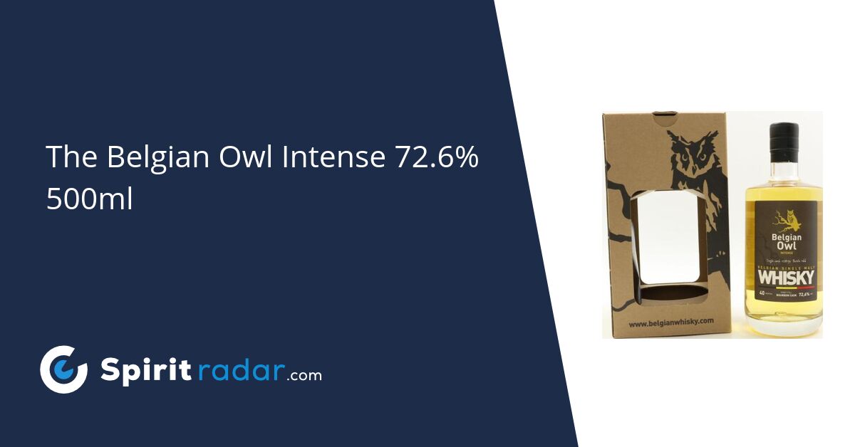 The Belgian Owl Intense First Fill Bourbon Cask #1538194 72.6% 500ml ...