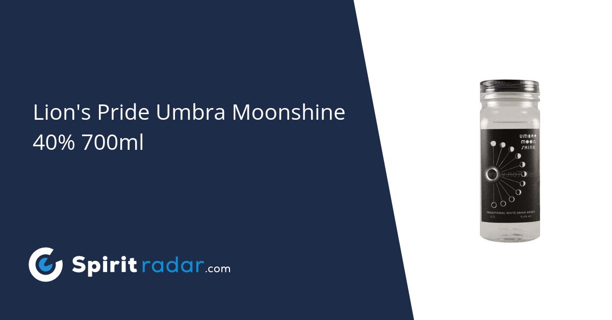 Lion's Pride Umbra Moonshine 40% 700ml - Spirit Radar