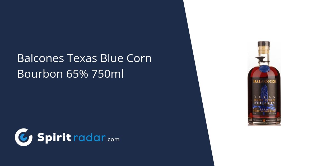 Balcones Texas Blue Corn Bourbon 65% 750ml - Spirit Radar