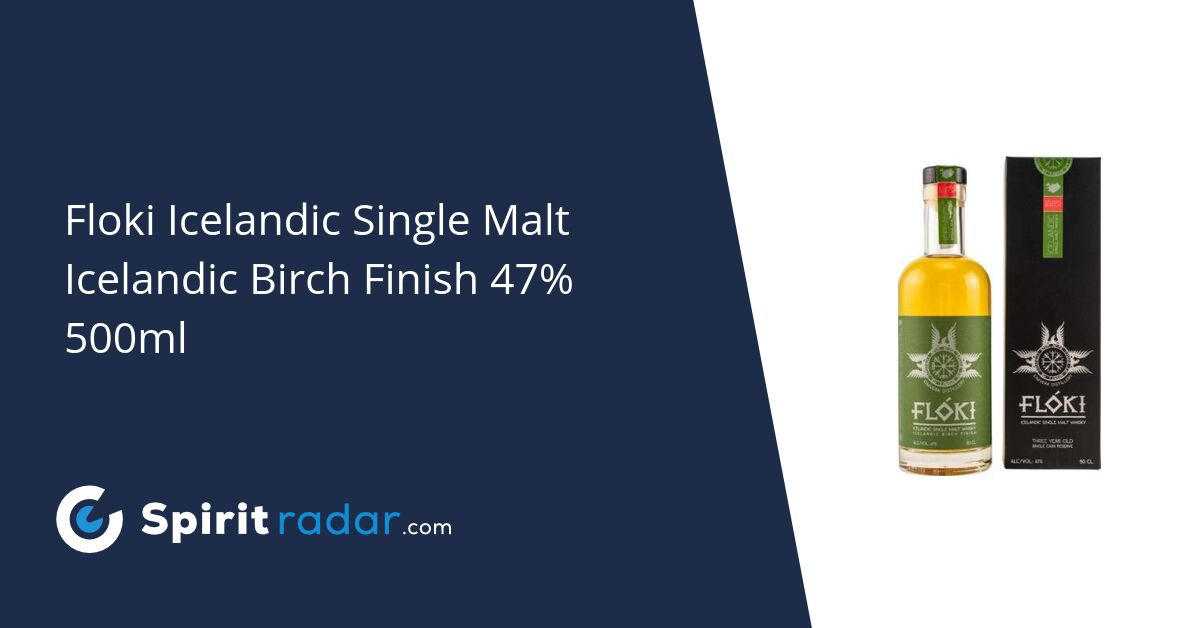 Floki Icelandic Single Malt Icelandic Birch Finish Barrel #3 47% 500ml ...