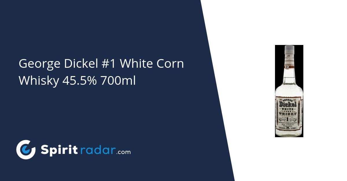 George Dickel #1 White Corn Whisky 45.5% 700ml - Spirit Radar