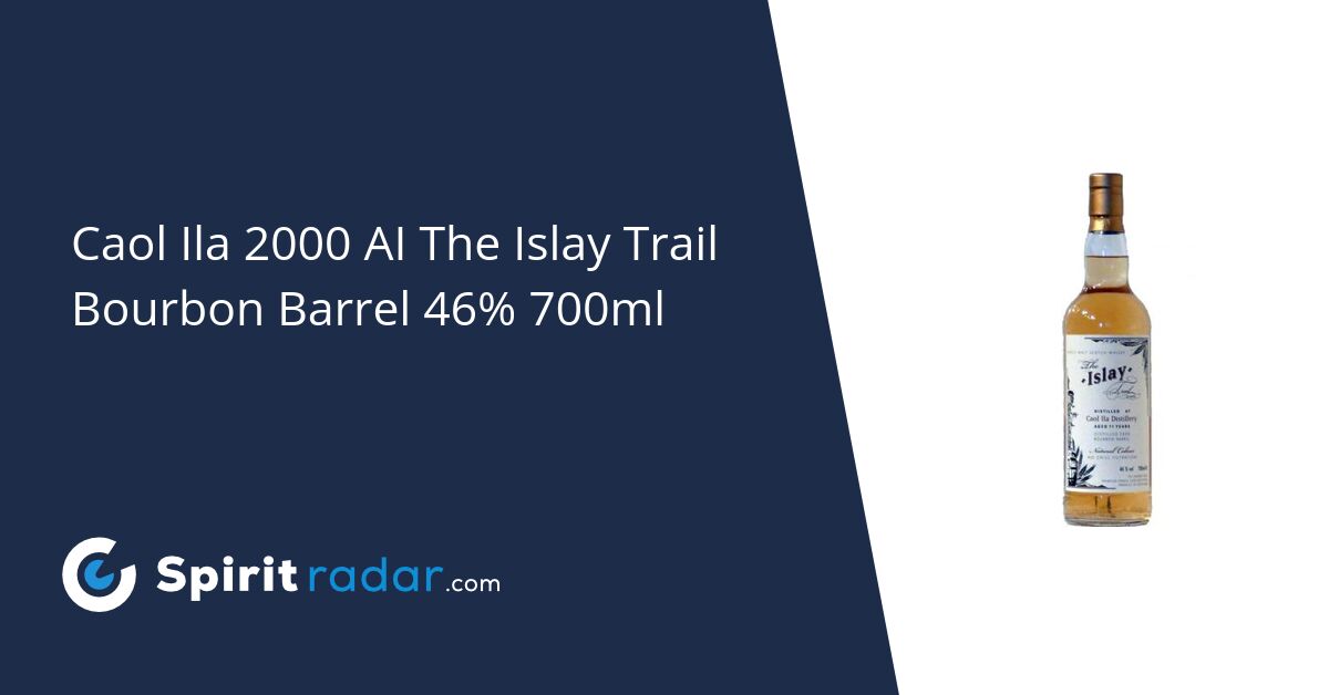 Caol Ila 2000 AI The Islay Trail Bourbon Barrel 46% 700ml - Spirit Radar