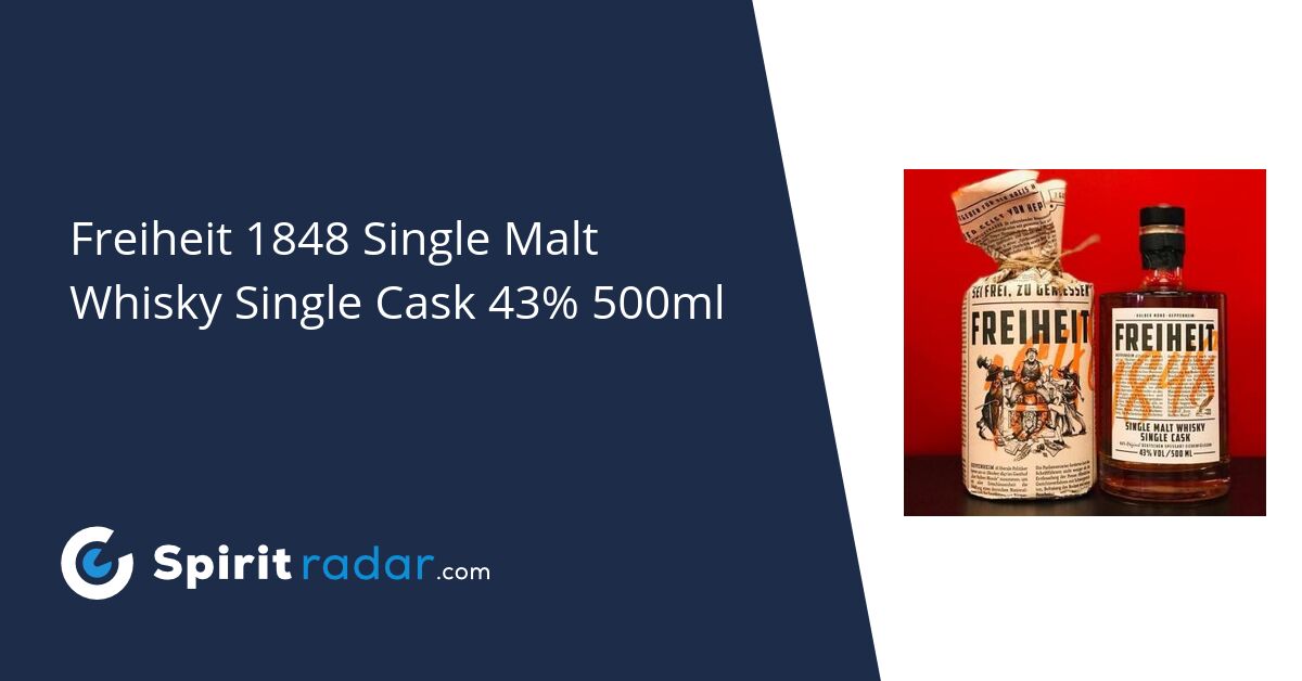 Freiheit 1848 Single Malt Whisky Single Cask Eichenfass aus dem ...