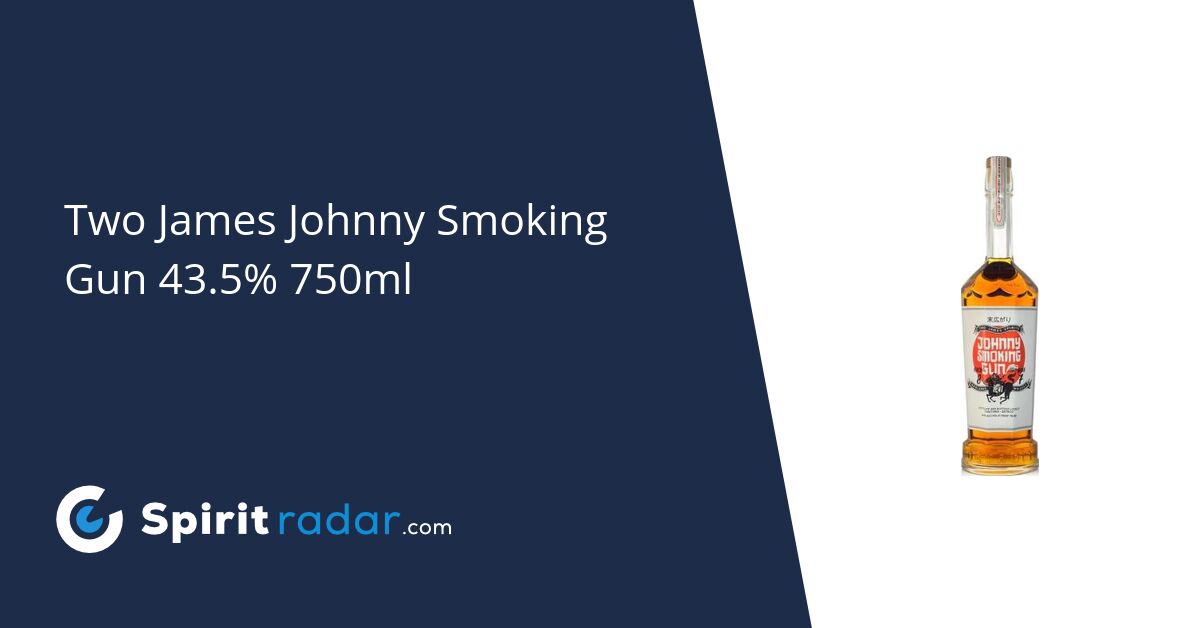 Two James Johnny Smoking Gun 43.5% 750ml - Spirit Radar