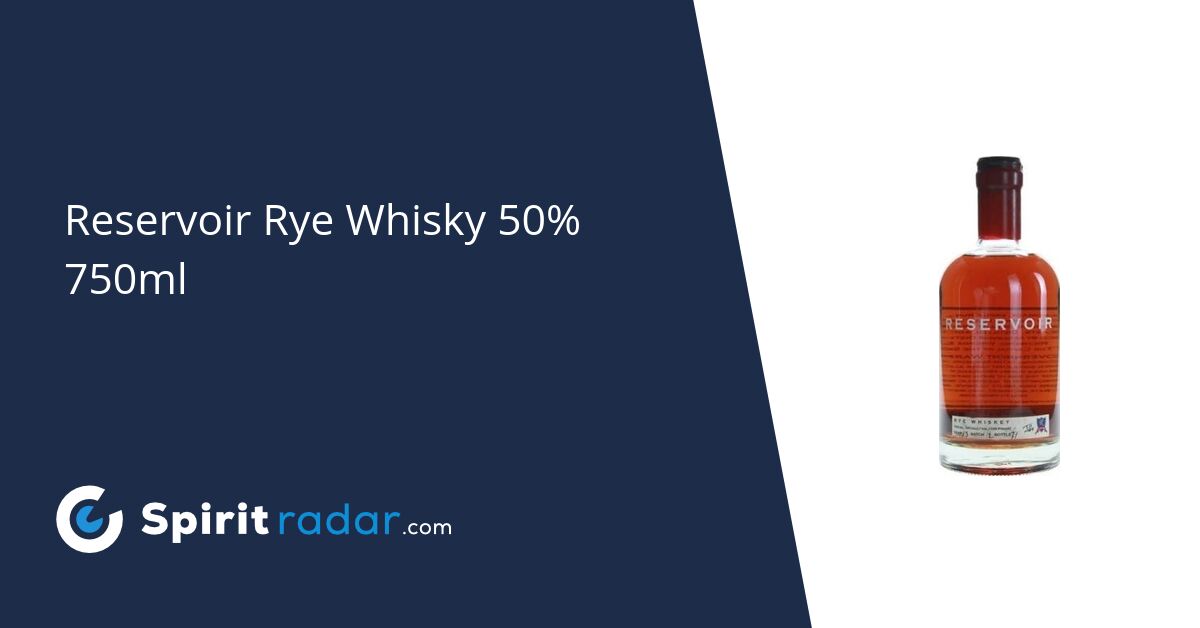 Reservoir Rye Whisky Batch 2 50% 750ml - Spirit Radar
