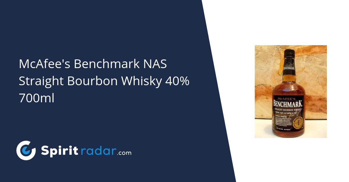 McAfee's Benchmark NAS Straight Bourbon Whisky 40% 700ml - Spirit Radar