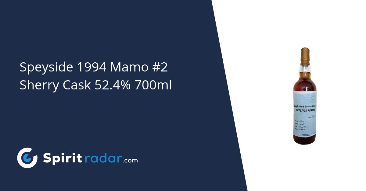 Speyside 1994 Mamo #2 Sherry Cask 52.4% 700ml - Spirit Radar