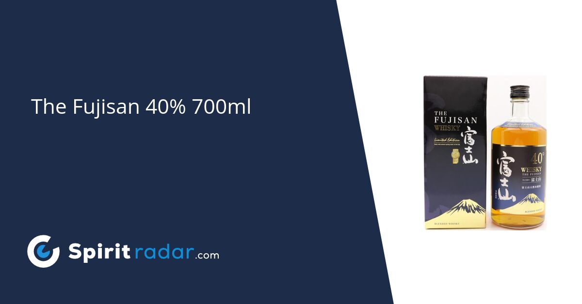 The Fujisan 40% 700ml - Spirit Radar