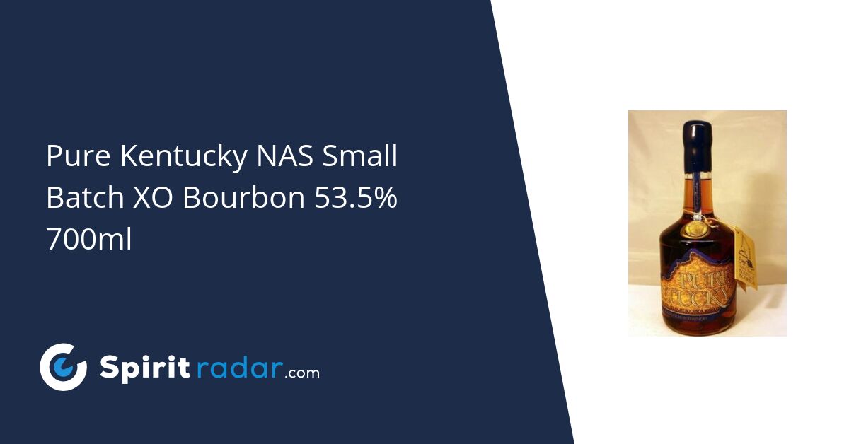 Pure Kentucky NAS Small Batch XO Bourbon 53.5% 700ml - Spirit Radar