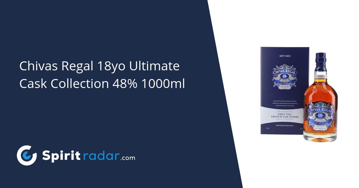 Chivas Regal 18yo Ultimate Cask Collection First Fill French Oak Finish travel retail exclusive ...