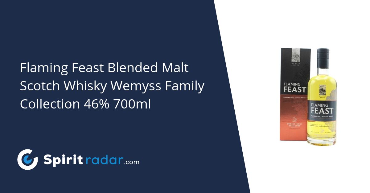 Flaming Feast Blended Malt Scotch Whisky Wemyss Family Collection 1st ...