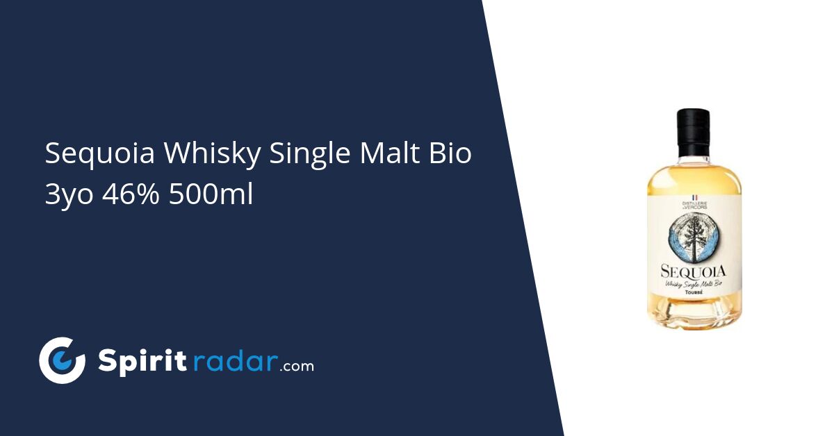 Sequoia Whisky Single Malt Bio 3yo 46% 500ml - Spirit Radar
