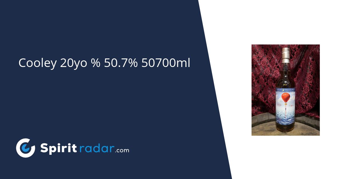 Cooley 20yo % barrel eSpirits Whisky for Liquid Treasures 50.7% 50700ml - Spirit Radar