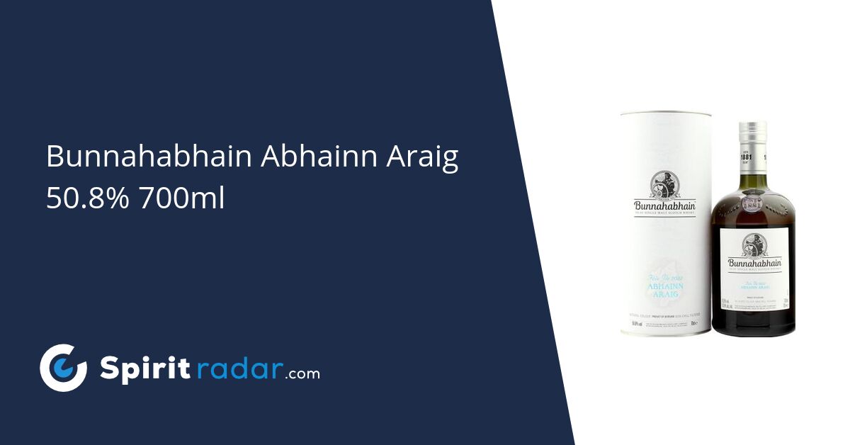 Bunnahabhain Abhainn Araig 50.8% 700ml - Spirit Radar