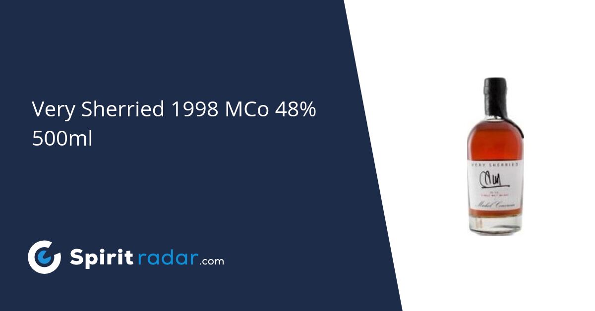 Very Sherried 1998 MCo PX Sherry Butt 48% 500ml - Spirit Radar
