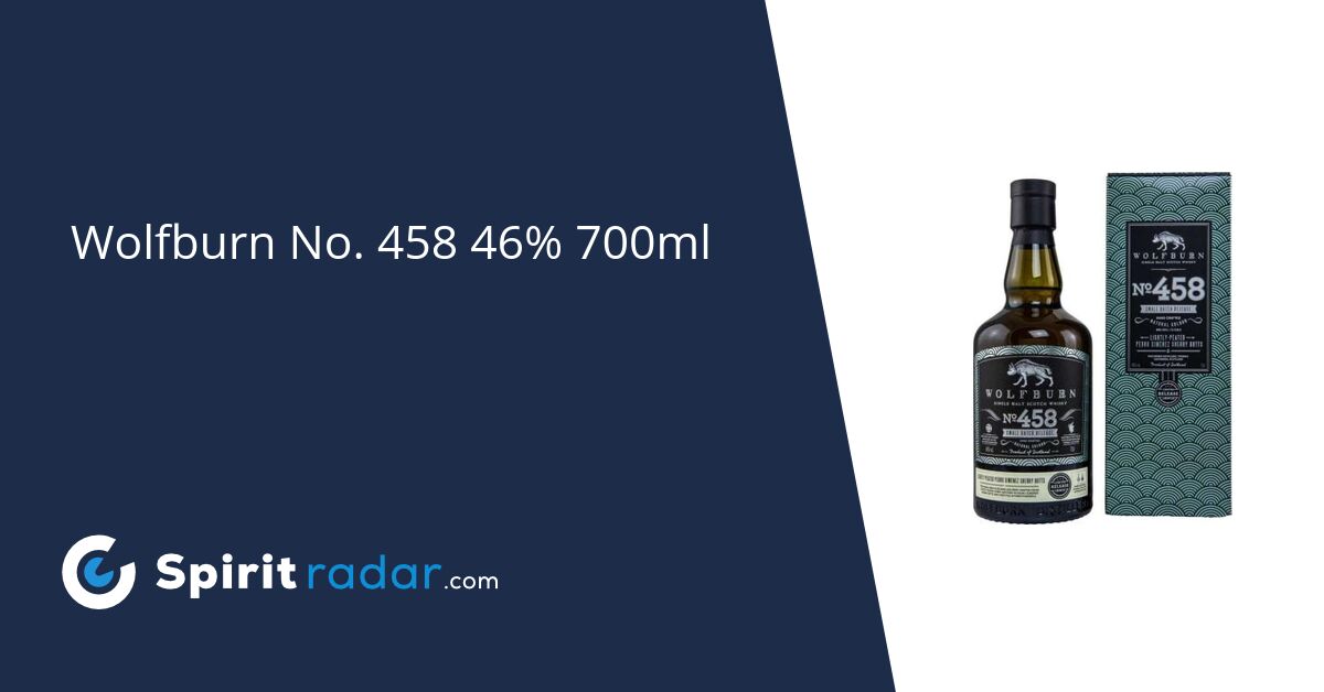 Wolfburn No. 458 Piedro Ximenez sherry butts 46% 700ml - Spirit Radar