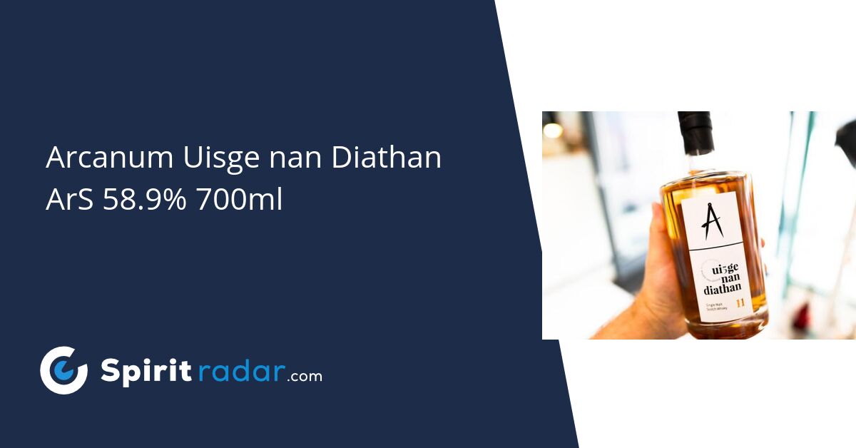 Arcanum Uisge nan Diathan ArS 58.9% 700ml - Spirit Radar