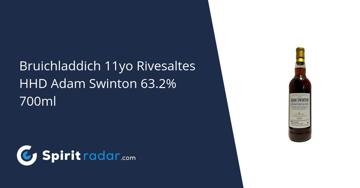 Bruichladdich 11yo Rivesaltes HHD Adam Swinton 63.2% 700ml - Spirit Radar
