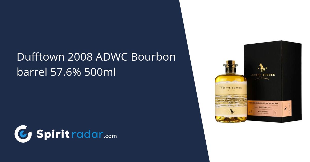 Dufftown 2008 ADWC Bourbon barrel 57.6% 500ml - Spirit Radar